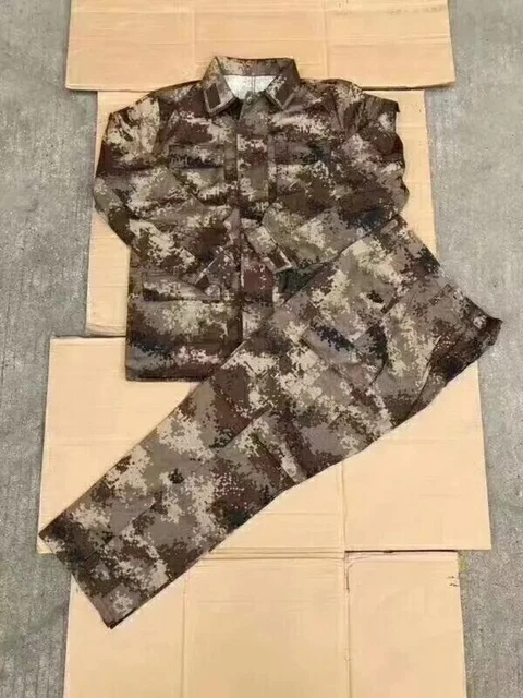 CHINA ARMY MILITARY surplus PLA Type 07 Uniform ACU BDU Winter Desert ...