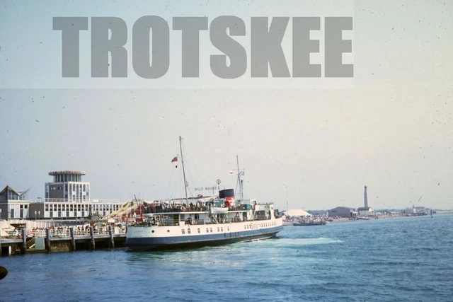 35MM SLIDE BR British Rail Sealink Ferry Shanklin Southsea 1973 ...