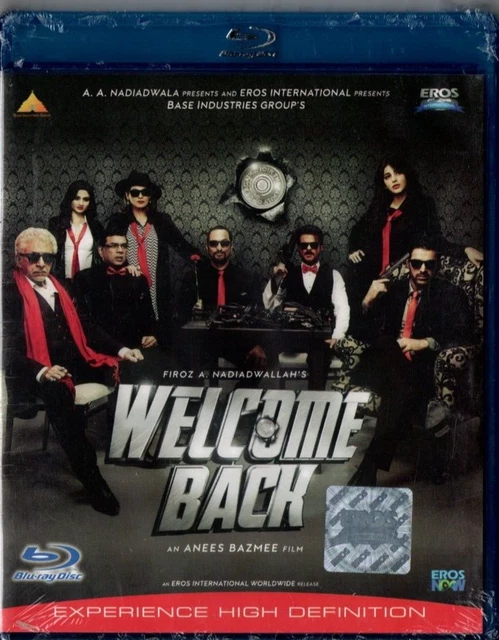 WELCOME BACK - BOLLYWOOD BLU-RAY - John Abraham, Nana Patekar, Anil ...