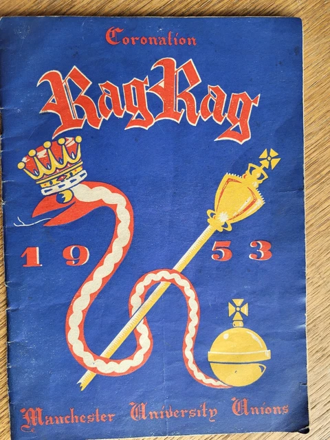 RAG RAG MANCHESTER University Unions Rag Mag 1953 - Coronation Year ...