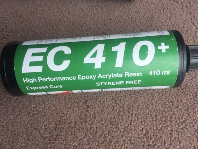 EPOXY ACRYLATE RESIN HIGH PERFORMANCE EXPRESS CURE EC410+ VJT/410ml £12 ...