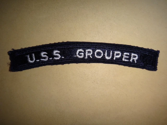 VIETNAM WAR US Navy Rocker Patch USS GROUPER SS-214 Submarine £4.73 ...