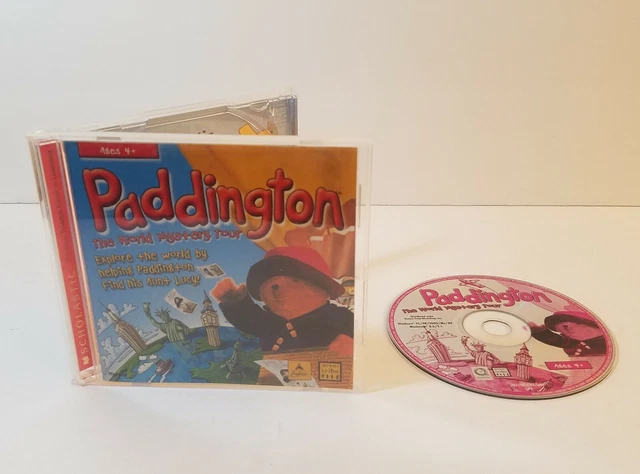 PADDINGTON: THE WORLD Mystery Tour PC CD-Rom Windows 95 98 Me 2000 XP ...