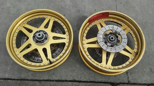 ASTRALITE 3X17 4.5X17 Wheels and Disks TZ Classic Superbike FZ GSXR £ ...
