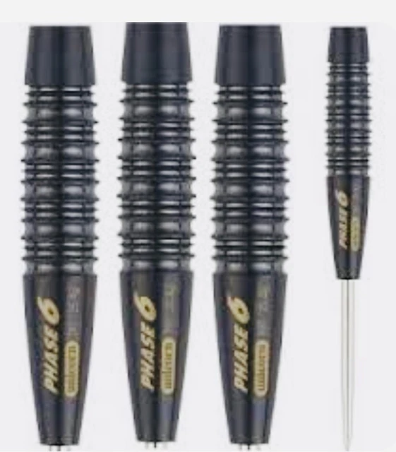 UNICORN PHIL TAYLOR Rare Phase 6 Black Purist Darts 25g Brand New 97% ...
