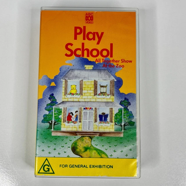 PLAY SCHOOL All Together Show & At The Zoo VHS Tape Tested Tracked ...