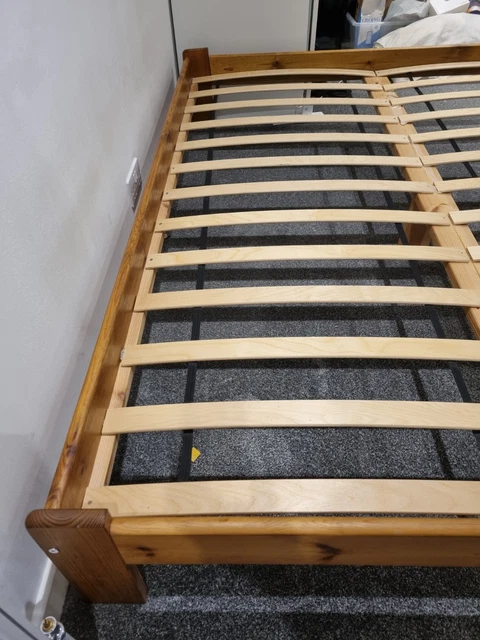 KING SIZE WOODEN Bed Frame 160 200cm £26.70 - PicClick UK