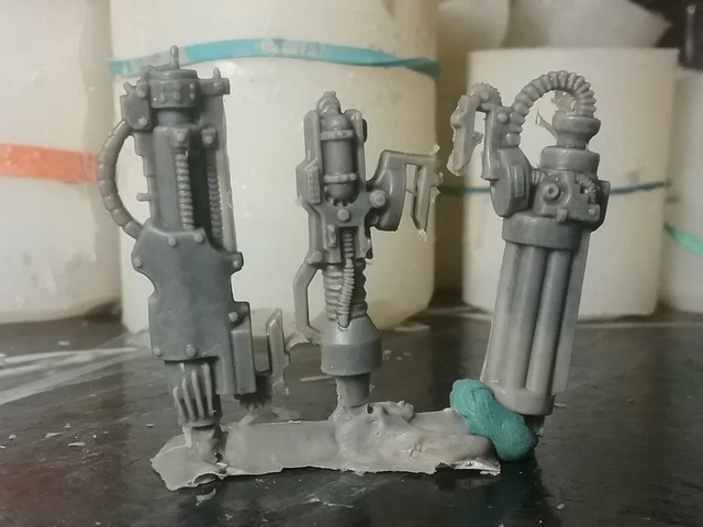 SPACE CRUSADE MKVII Chaos Dreadnought Flamer conversion beamer auto ...