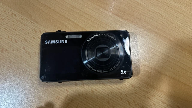 SAMSUNG ST700 16.0MP 5x zoom Compact Digital Camera Dual screen Black ...