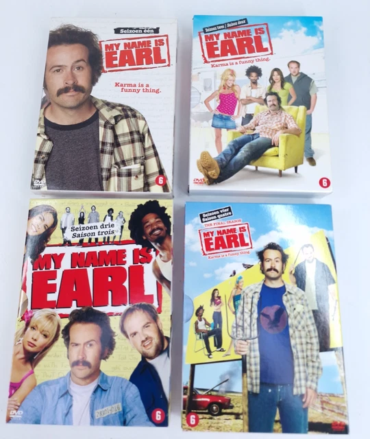 MY NAME IS Earl S1-S4 Complete DVD Box Set PAL Season Jason Lee EUR 95 ...