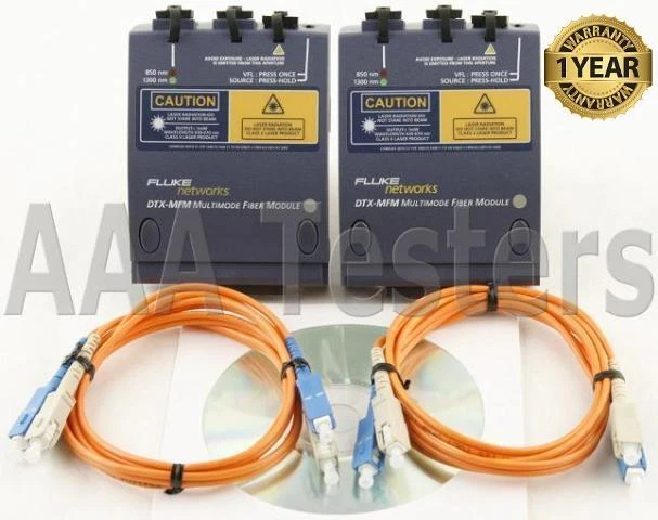FLUKE DTX-MFM MM Fiber Modules 4 DTX-1200 DTX-1800 DTX £1,128.87 ...