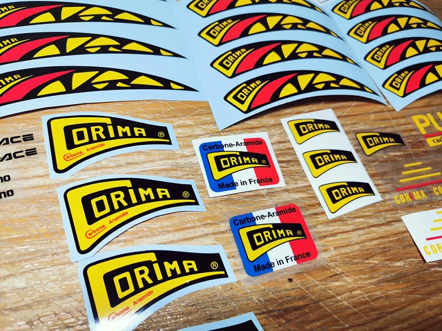 CORIMA PUMA FRAME + Wheels Vinyl Decal Set Full Sticker Adhesive ...