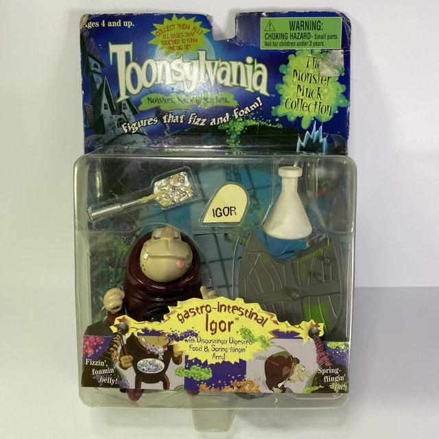 ACTION FIGURE TOONSYLVANIA Sealed New VTG 1998 Toy Island, toys new ...