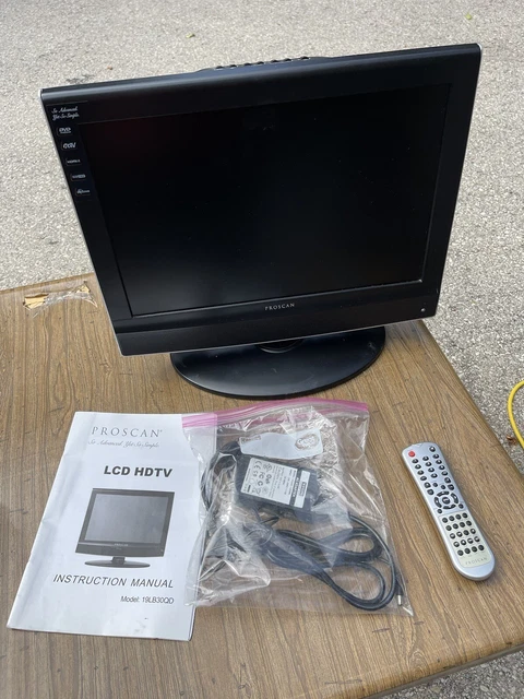 PROSCAN WIDESCREEN 19” HD LED TV/DVD Combo Built-in DVD Player💿 ...