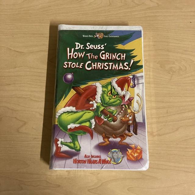 DR. SEUSS' HOW the Grinch Stole Christmas VHS Tape 2000 Clamshell NEW ...