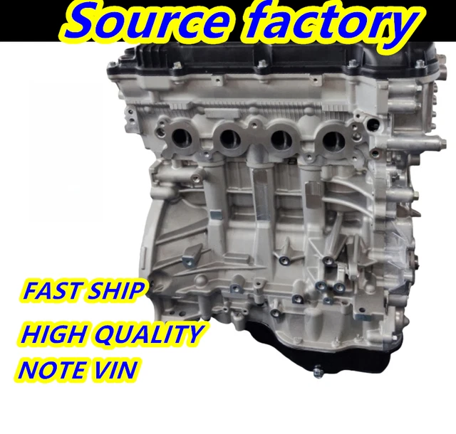 G4NH 2.0L LONG Block Engine Assembly For Hyundai Elantra Kia Soul ...
