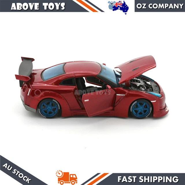 HIGHLY PRECISION MODEL Tokyo Mod Nissan GT-R RED scale 1:24 model car ...