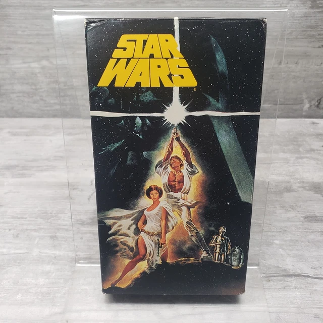 STAR WARS EPISODE IV 4 A New Hope (1990 CBS Fox, VHS) Video Tape Movie ...