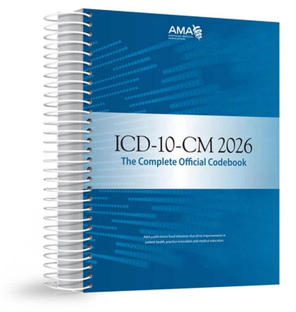 ICD-10-CM 2026 THE Complete Official Codebook by American Medical ...