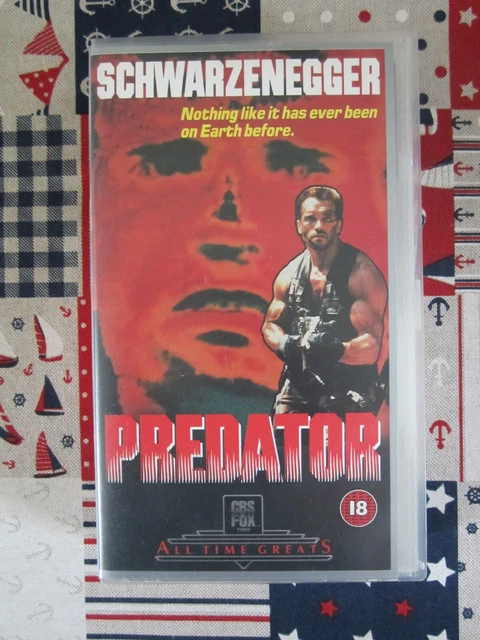 PREDATOR 1987 FILM Starring Arnold Schwarzenegger 1989 Vhs Video Tape ...