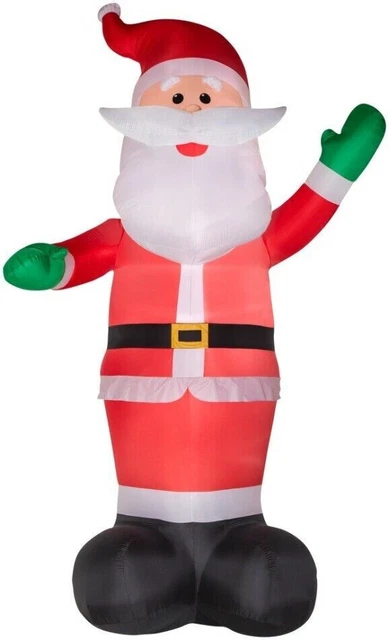CHRISTMAS 20 FT Huge Gemmy Santa Airblown Inflatable Yard Decoration £ ...