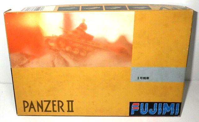 KIT MAQUETTE FUJIMI Panzer II n°28 échelle 1:76 Made In Japan 1987 NEUF ...