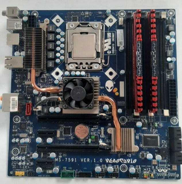 ALIENWARE AURORA MS-7591 Intel LGA1366 Motherboard i7 920, 8GB Ram ...