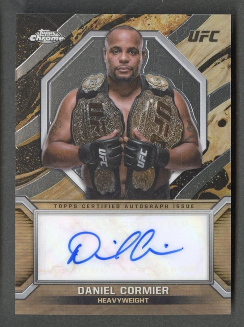 2024 TOPPS CHROME UFC Daniel Cormier Marks Of Champions Base Auto EUR 2 ...