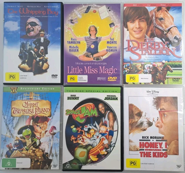 KIDS CHILDRENS DVD Bundle Bulk Lot Movie Pack X 6 Family Adventure ...