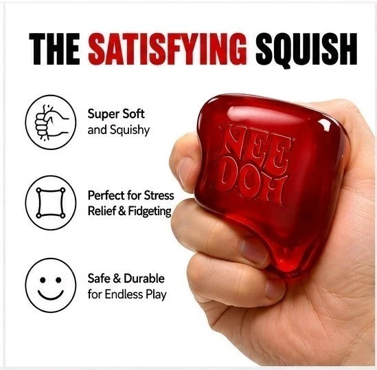 NEEDOH NICE CUBE - SensorySquishy Fidget Toy, Stress Relief, Soft ...