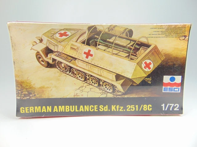 KIT ESCI ARMÉE German Ambulance 1/72 Wwii Ww2 EUR 15,95 - PicClick FR