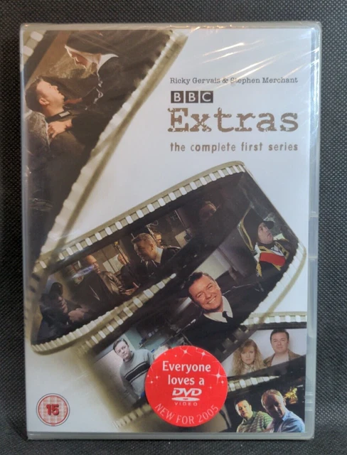 EXTRAS - COMPLETE First Series DVD BBC Television Comedy 2005 New ...