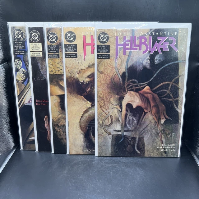 Lotto Di 5 Numeri John Constantine Hellblazer Numero 21 22 23 24