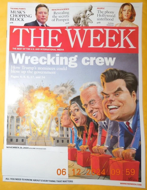 ELON MUSK WEEK SYDNEY SWEENEY Donald trump JAKE PAUL Tyson BEATLES Matt ...