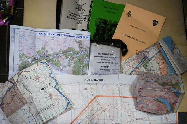 BRITISH ARMY - RAF - Handbooks - Maps - Operations Sheets £8.95 ...