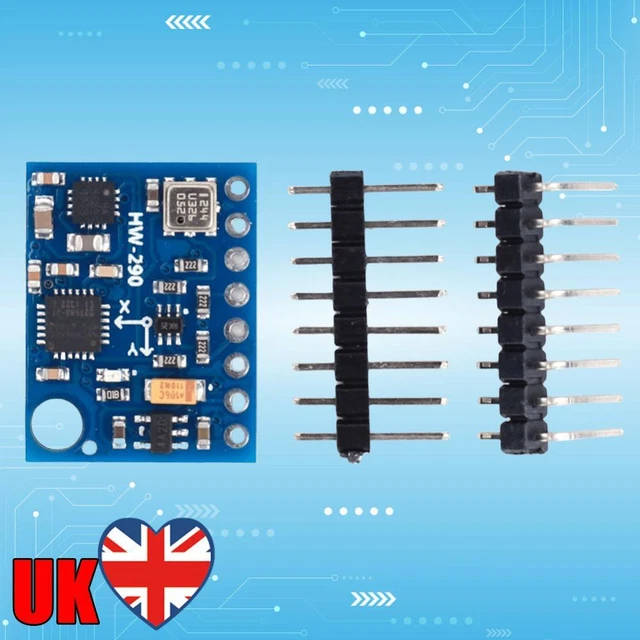 GY87 MODULO SENSORE MPU6050 HMC5883L BMP180 Modulo Accelerometro 3-5V ...