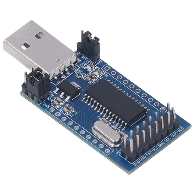USB TO UART/IIC/SPI/TTL/ISP/EPP/MEM USB Converter Module Device ...