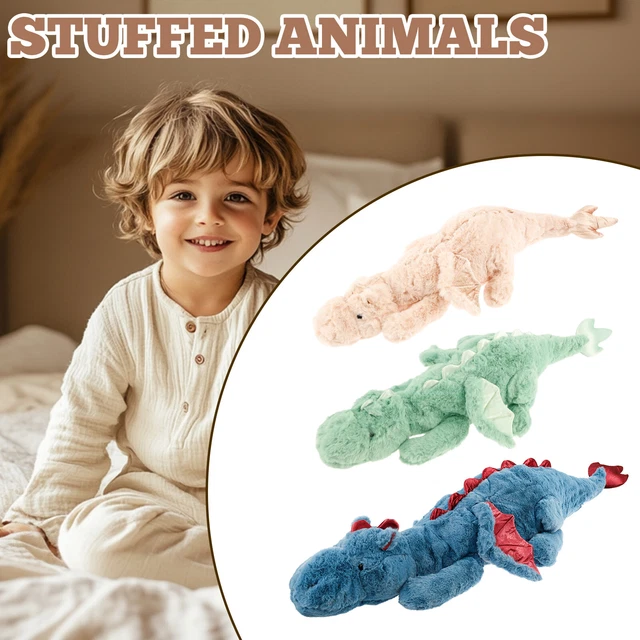 WEIGHTED STUFFED TOY Soft and Sturdy Weighted Dragon Plush for Kids and YTR £21.78 - PicClick UK
