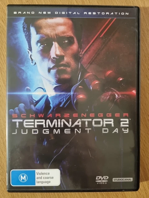 TERMINATOR 2 JUDGMENT Day (DVD 1991) Arnold Schwarzenegger Region 2,4 ...