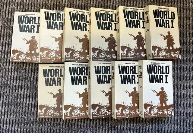 WORLD WAR I Documentary VHS Video Tapes Produced By CBS News complete ...