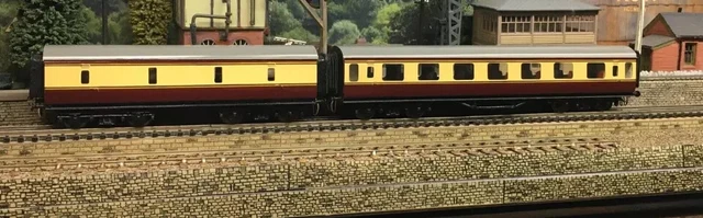 RARE JAY PEE Kitbuilt Open Coach & Full Brake, Brown cream. OO scale £ ...