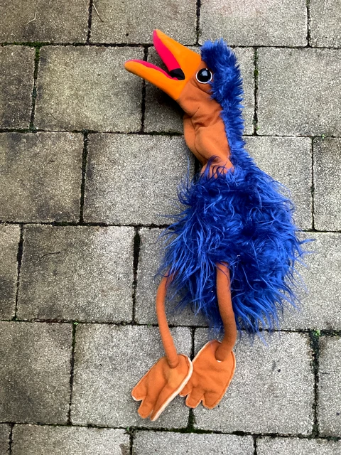 1980'S UK Tv Vintage Retro Rod Hull Emu Puppet Kids Soft Toy - Free Uk ...