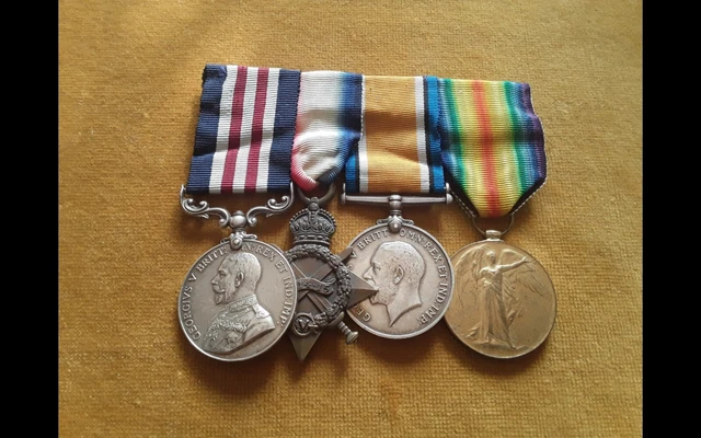 WW1 MILITARY MEDAL Group Hudson Royal Field Artillery Rfa Bravery Retford £380.00 - PicClick UK