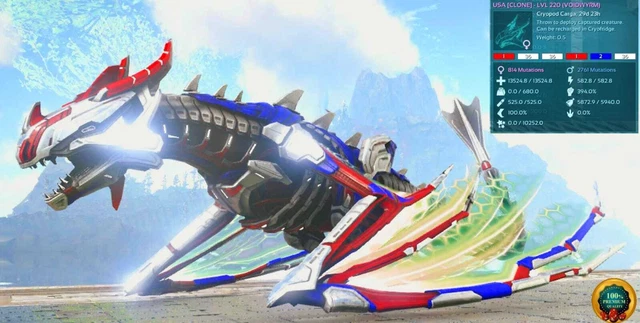 ARK SURVIVAL EVOLVED Voidwyrm Patriot Clone PS4/PS5 PVE £2.51 - PicClick UK