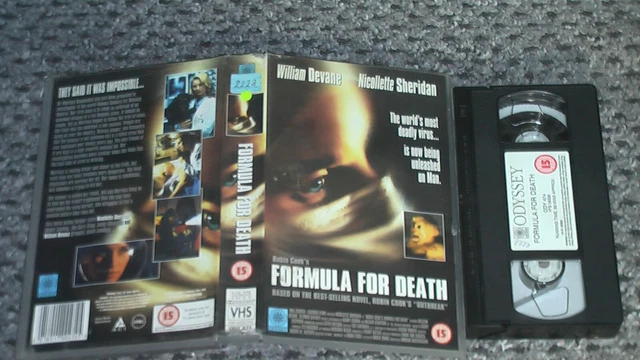 FORMULA FOR DEATH (true story) Odyssey VHS Video Big Box Ex Rental ...