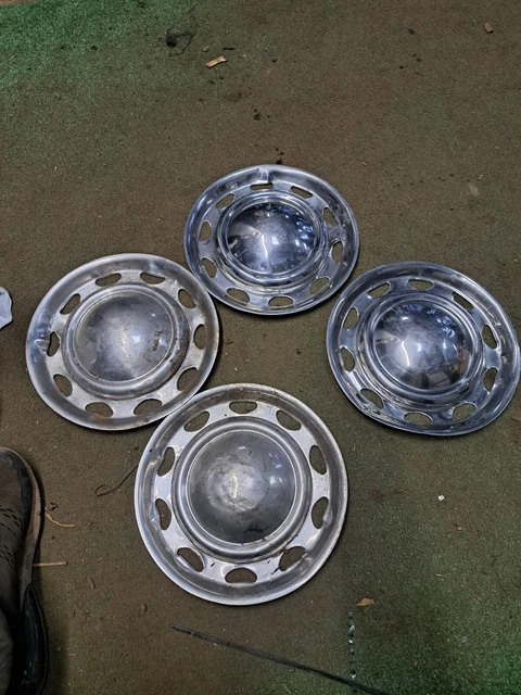 CLASSIC MINI MK1/MK2 Wheel Trim SET Of Hub Caps Original Full Austin ...
