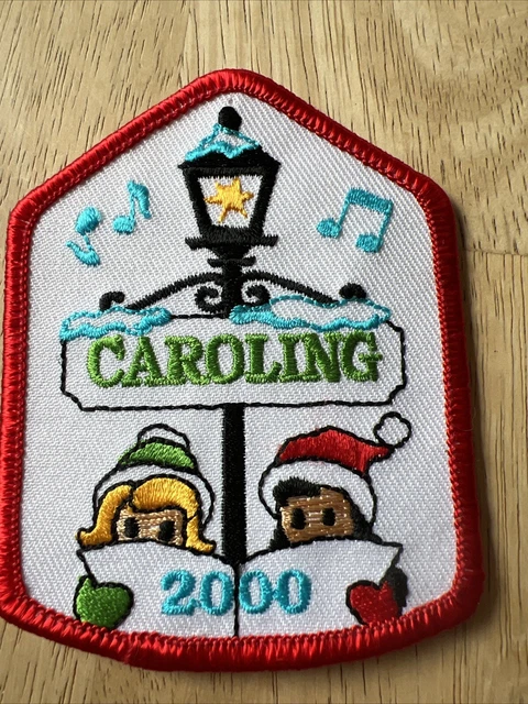 VINTAGE 2000 GSA Girl Scouts Of America 🇺🇸 Caroling Patch $6.82 ...
