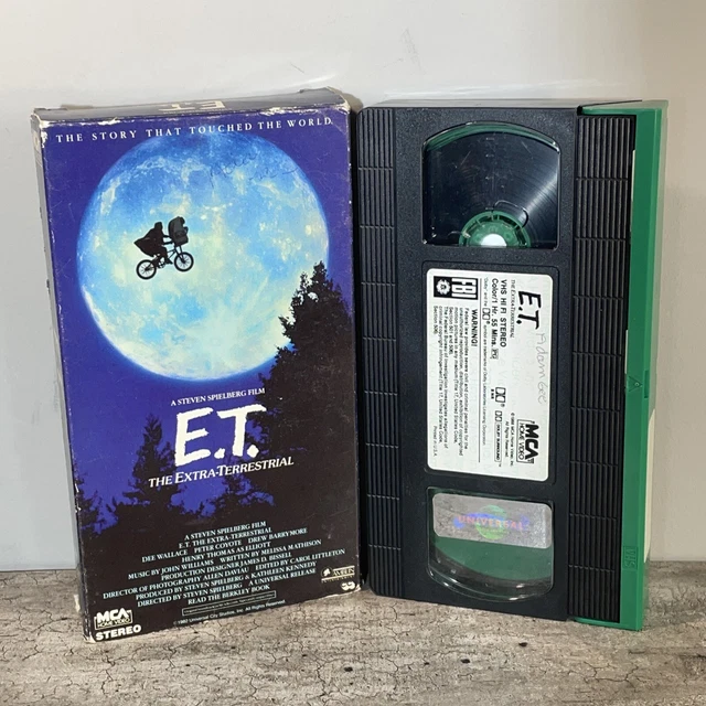 ET VHS THE Extra Terrestrial 1982 MCA rare édition collector verte EUR 5,44 - PicClick FR