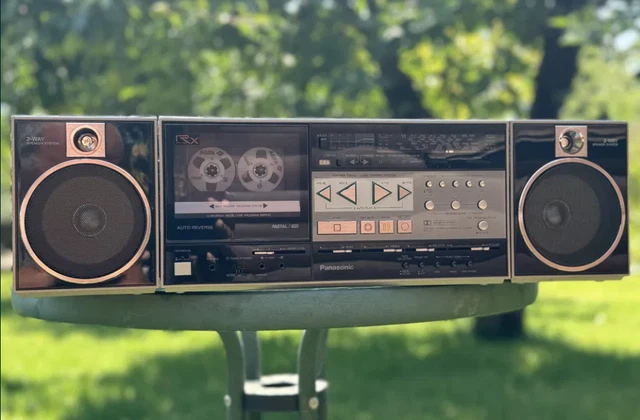 PANASONIC RX-C52L RARE Vintage Boombox Stereo Radio Cassette Player ...