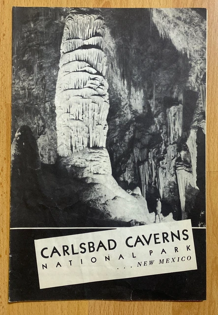 VINTAGE 1940 CARLSBAD Caverns National Park New Mexico Souvenir Booklet ...